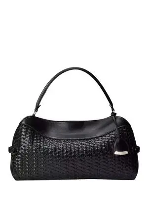 Ralph Lauren Braided Shoulder Bag - Black