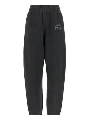 Alexander Wang Hotfix Logo Sweatpant - Washed Black