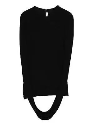 Alexander Wang Drape Back Long Sleeve Top - Black
