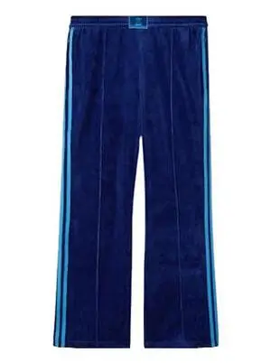 Adidas X Avavav Tp Velvet Stripes Along The Side Pant - Dark Blue
