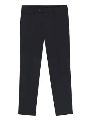 BOSS Tapered-fit Trousers - Dark Blue