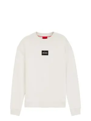 Hugo Cotton Terry Sweatshirt - White