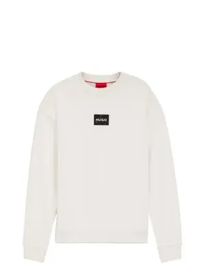 Hugo Cotton Terry Sweatshirt - White