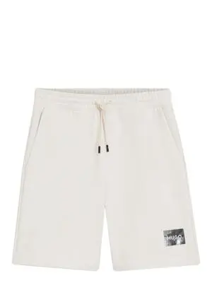 Hugo Cotton Terry Shorts - White