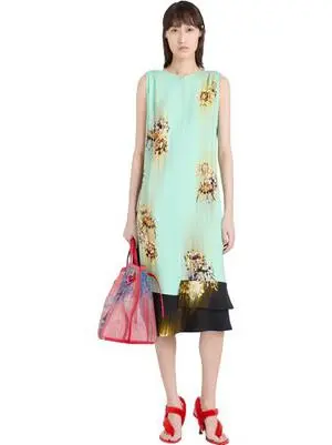 Proenza Schouler Rhetta Printed Dress - Glass Multi