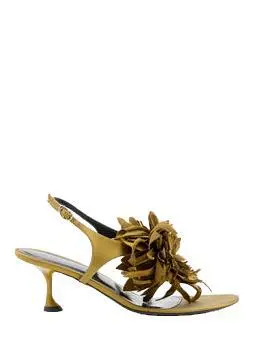 Proenza Schouler Tee Thong Flower Sandals - Pistachio