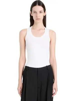 Proenza Schouler Roberts Knit Tank Optic White