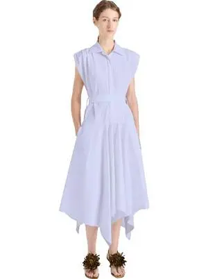 Proenza Schouler Adinna Cotton Shirting Dress - Wisteria
