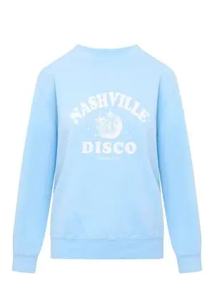 LoveShackFancy First Port Nashville Disco Pullover - Blue