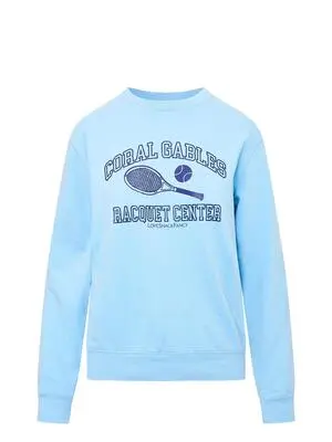 LoveShackFancy First Port Coral Gables Racquet Center Sweatshirt - Blue