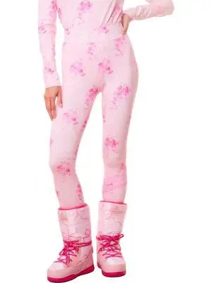 LoveShackFancy Bogner Fire+ice X Love Leggings - Magenta Glow