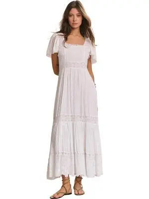 LoveShackFancy Norma Dress - White