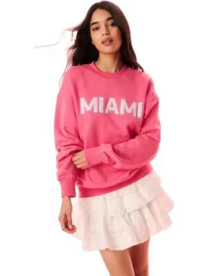 LoveShackFancy Palo Pullover - Cherry Kiss Miami