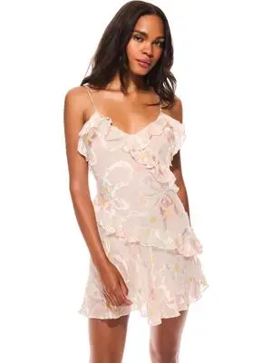 LoveShackFancy Lomina Mini Dress - Italian Ice