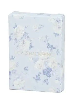 LoveShackFancy Heirloom Print Playing Cards - Whisper Blue