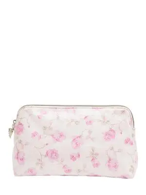 LoveShackFancy Heirloom Floral Travel Pouch - Sterling Dusk