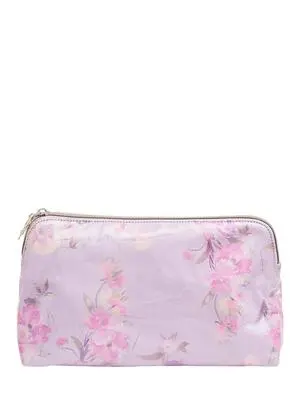 LoveShackFancy Heirloom Print Medium Travel Pouch - Hibiscus