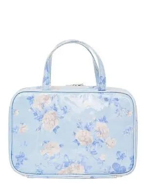 LoveShackFancy Heirloom Print Travel Box - Whisper Blue