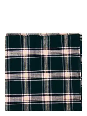 LoveShackFancy Tobin Tartan Pocket Square - Mistletoe Kiss