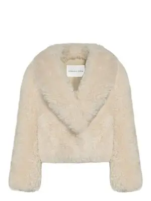 LOVESHACKFANCY Ayla Shearling Coat