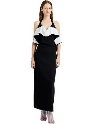 Proenza Schouler Sanna Maxi Dress - Black/ivory