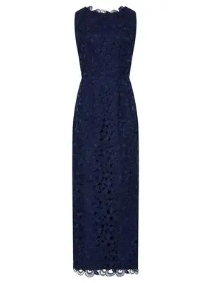 MILLY Molly Lace Gown - Navy