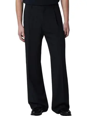 LARDINI Virgin Wool Trousers - Blue