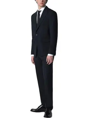 Dsquared2 Navy Single-breasted Suit In Wool Blend - Blue