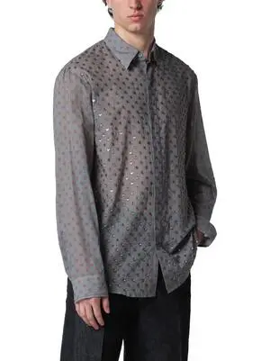 Dries Van Noten Sequin Shirt - Grey