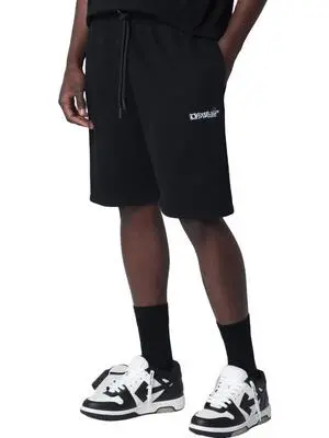 Off-White Heraldic Arrow Bermuda Shorts - Black