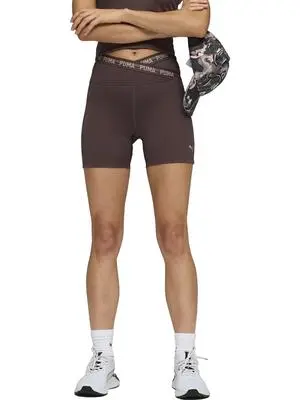 PUMA Strong Fitted Training Shorts Brown