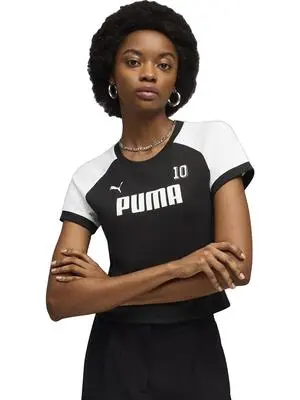 PUMA Sport Ringer T-Shirt Black
