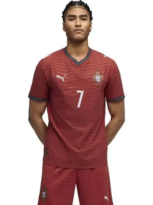 PUMA Portugal 2026 Home Ronaldo Authentic Soccer Jersey - Red