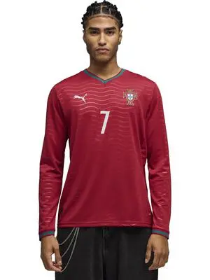 PUMA Portugal 2026 Home Long Sleeve Soccer Jersey - Red
