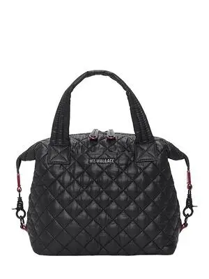 Mz Wallace Small Sutton Deluxe Handbag - Black/matte Black