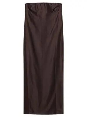 Loulou De Saison Giulia Bustier Dress - Brown
