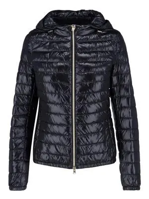 Herno Padded Down Jacket With Hood Black