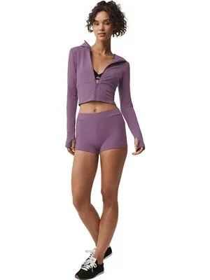 Alo Yoga Sway My Way Micro Short - Plum Kiss
