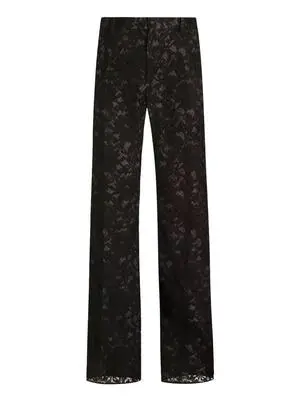 Dolce & Gabbana Lace Trousers - Black