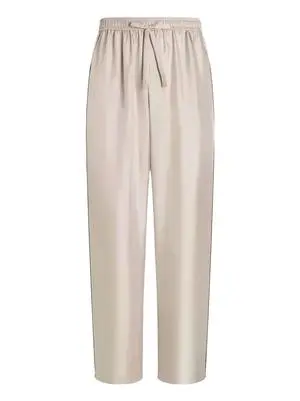 Dolce & Gabbana Logo Patch Trousers - Neutrals