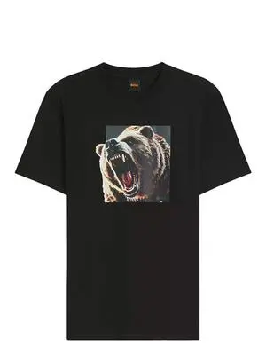 BOSS Bear-print T-shirt - Black