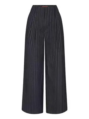 SIMONMILLER Bloo Pinstripe Trousers - Blue