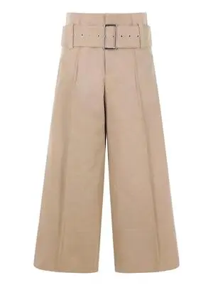 10 CORSO COMO Belted Trousers - Brown