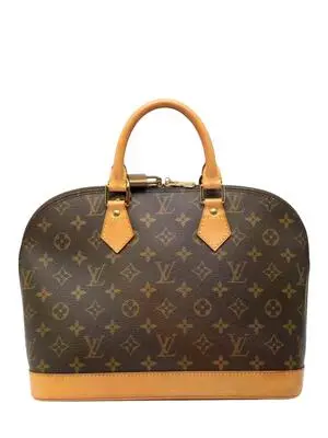 LOUIS VUITTON 1997 Monogram Alma Pm Handbag - Brown