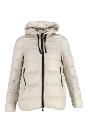 Moncler Quilted Zipped Down Jacket - Neutrals