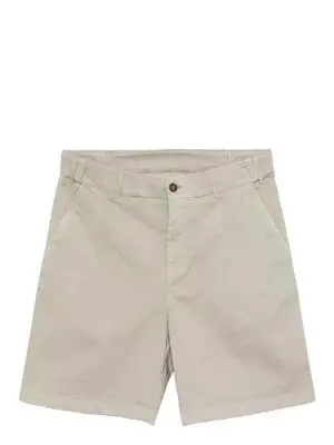 Eleventy Buttoned Bermuda Shorts - Green