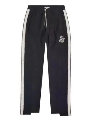 ONLY THE BLIND Logo-stripe Track Pants