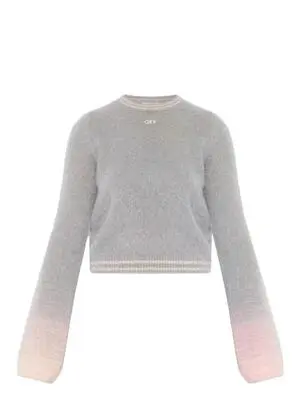 Off-White Logo-embellished Sweater - Grey