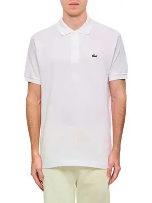 Lacoste L.12.12 Embroidered-logo Polo Shirt - White