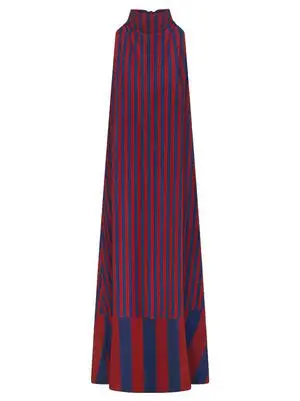 SIMONMILLER Mona Striped Maxi Dress - Red
